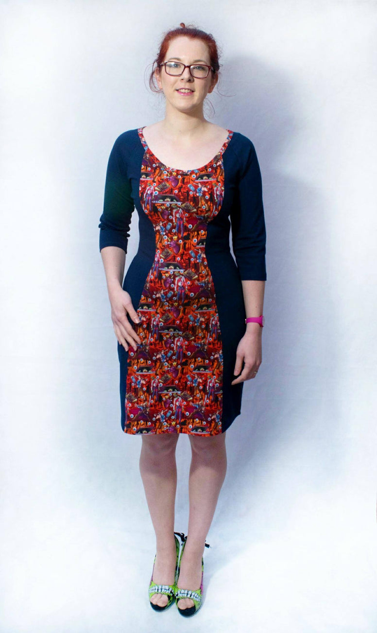PDF-mønster/pattern: Hourglass Dress adult size 34-58 (US 4-28) – Made ...